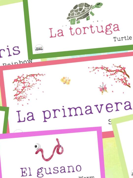Free Spanish Printables Archives - Page 2 of 5 - Bilingual Beginnings