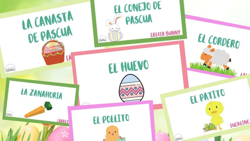 Easter Worksheets in Spanish for Kids (Free Printable) - Bilingual ...