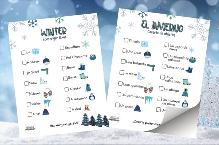 40+ Scavenger Hunt Lists Ideas for Kids of All Ages - Bilingual Beginnings