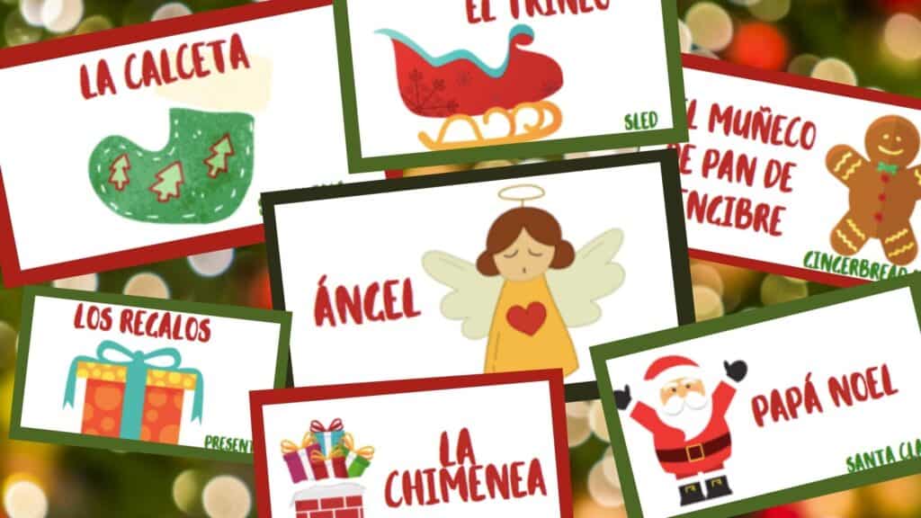Spanish Christmas Worksheets for Kids (Free Printables) - Bilingual ...