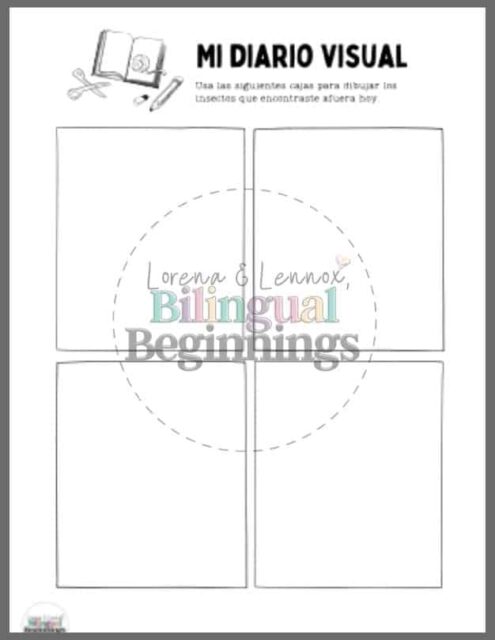 Get Your Preschoolers Outdoors With These Bug Printables in Spanish ...