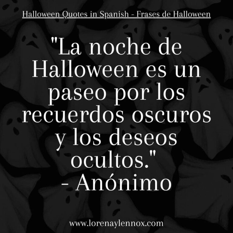50+ Halloween Quotes in Spanish & Their English Translation - Bilingual ...