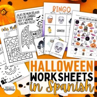 13+ Spanish Halloween Worksheets & Resources for Spanish Teachers and ...