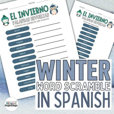 Free Spanish Printables Archives - Bilingual Beginnings
