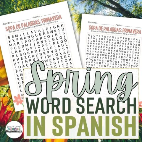 Free Spanish Printables Archives - Bilingual Beginnings