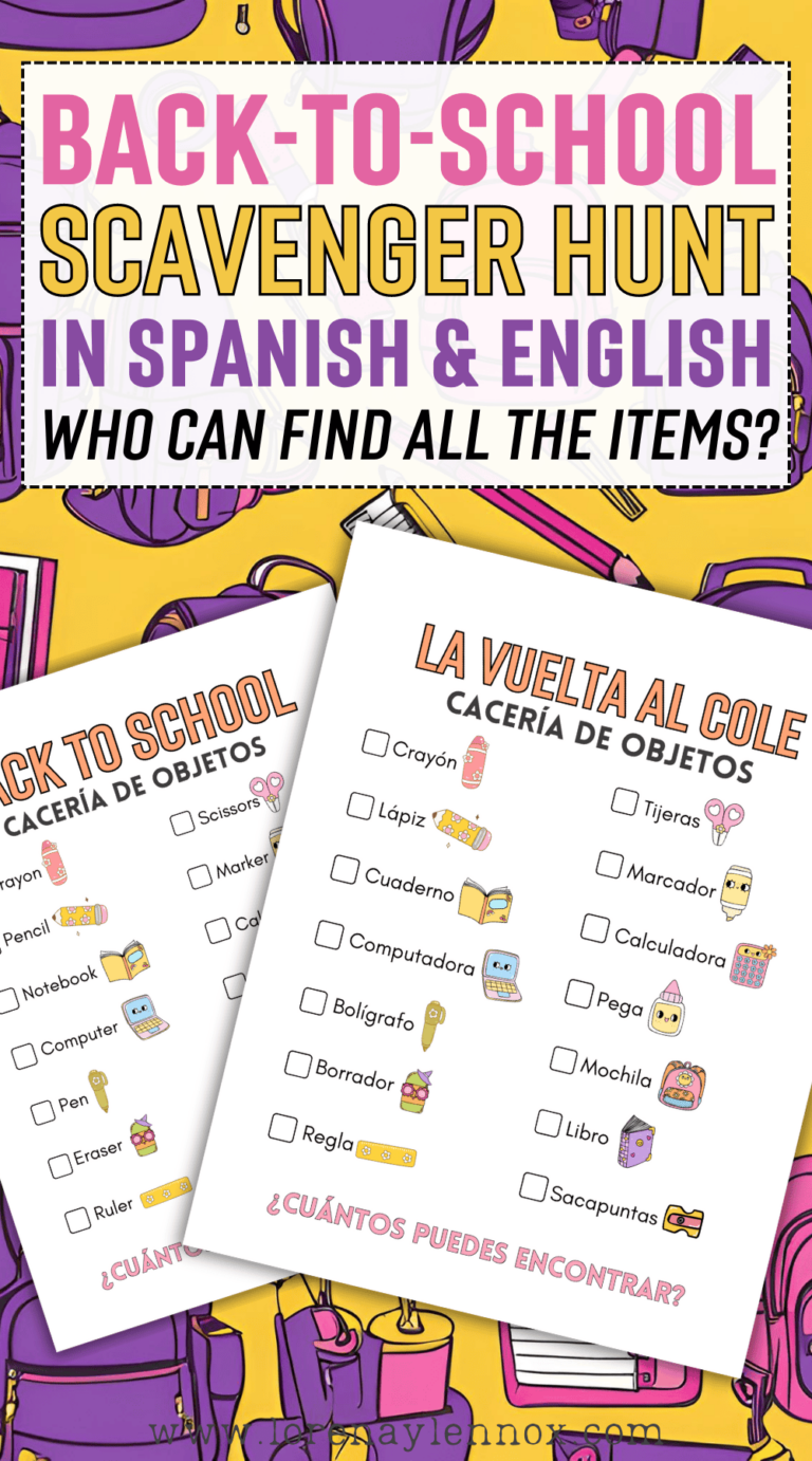 Kickstart the School Year with a Fun Back to School Scavenger Hunt ...